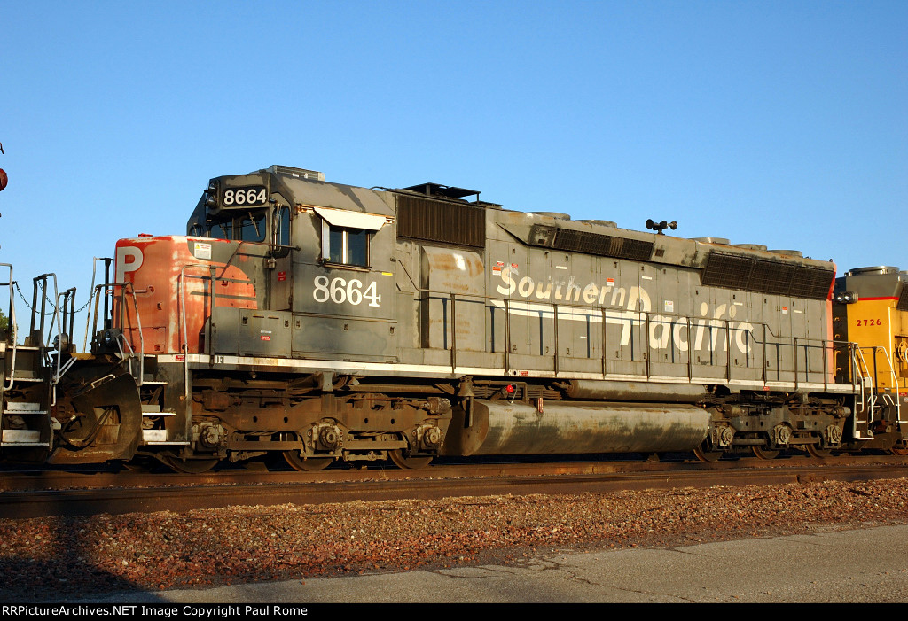 SP 8579, EMD SD40 MK rebuild SD40M-2, at the UPRR Yard